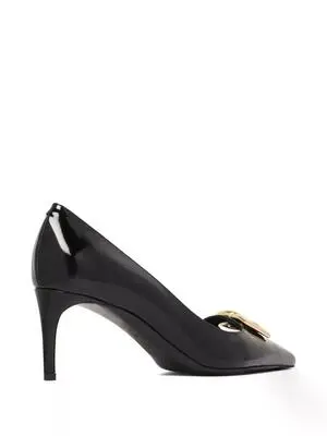 Dolce & Gabbana Logo-plaque Leather Pumps