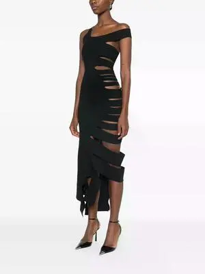 MUGLER Bandage Knit Dress