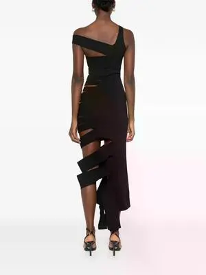 MUGLER Bandage Knit Dress