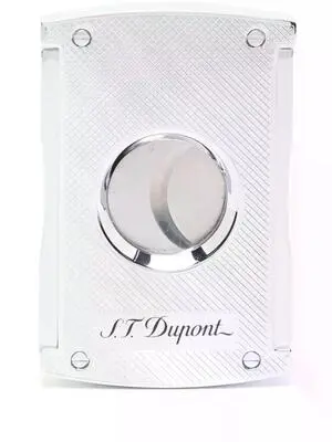 S.t. Dupont Maxijet Engraved Cigar Cutter - Silver