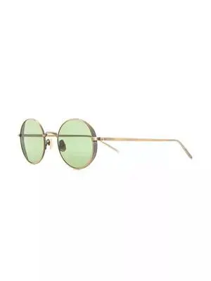 Matsuda Embossed Round-frame Tinted Sunglasses