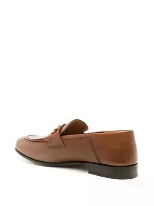 FERRAGAMO Gancini Leather Loafers