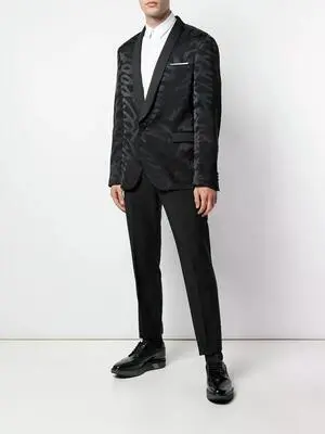 Neil Barrett Patterned Satin Jacket
