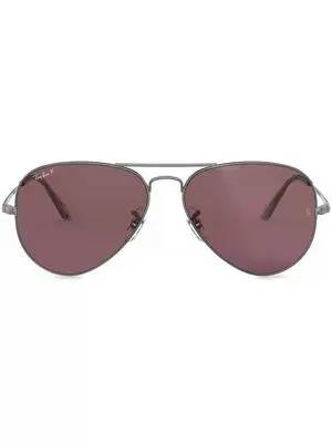 Ray-ban Aviator-frame Sunglasses - Grey