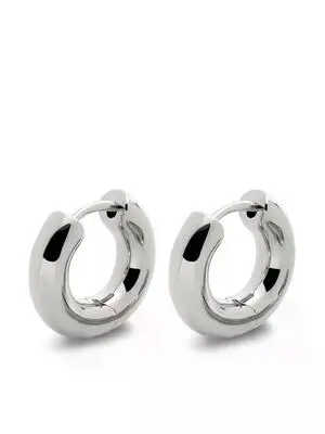 Monica Vinader Essential Recycled Huggie Hoop Earrings - Silver