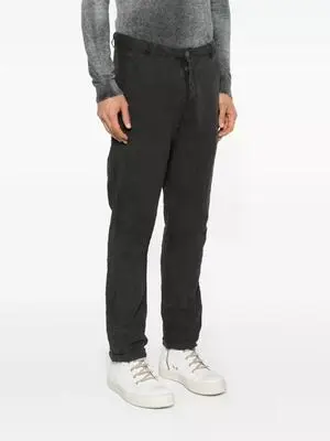 POÈME BOHÉMIEN Mid-rise Drop-crotch Linen Trousers