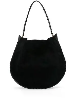 Isabel Marant Étoile Oskan Whipstitch Shoulder Bag - Black