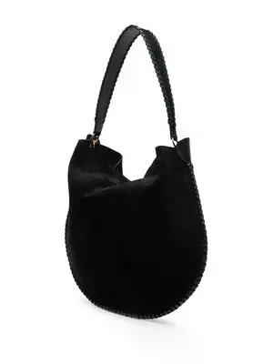Isabel Marant Étoile Oskan Whipstitch Shoulder Bag - Black