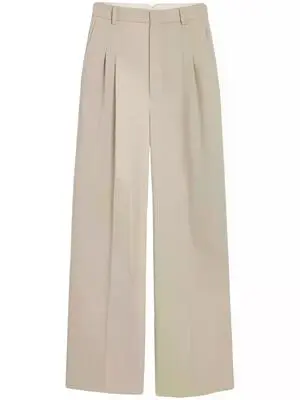 AMI Paris Wide-leg Tailored Wool Trousers