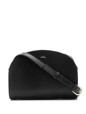 A.p.c. Demi-lune Crossbody Bag - Black