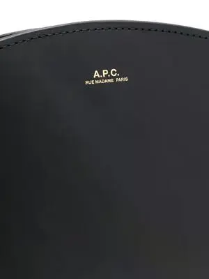 A.p.c. Demi-lune Crossbody Bag - Black
