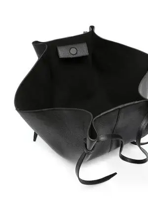 Yuzefi Mochi Pebbled Shoulder Bag - Black