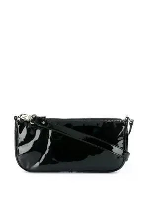 By Far Patent Leather Shoulder Bag - Black