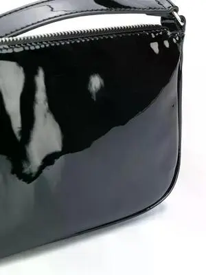 By Far Patent Leather Shoulder Bag - Black