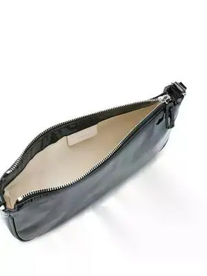 By Far Patent Leather Shoulder Bag - Black