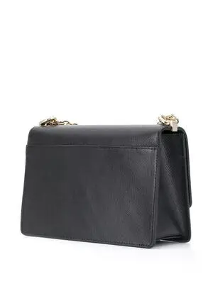 Furla Bakare Flip Lock Shoulder Bag - Black
