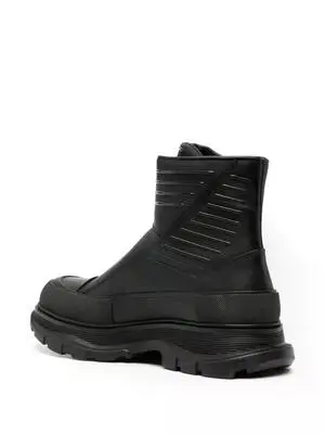 Alexander McQueen Tread Slick 45mm Leather Boots