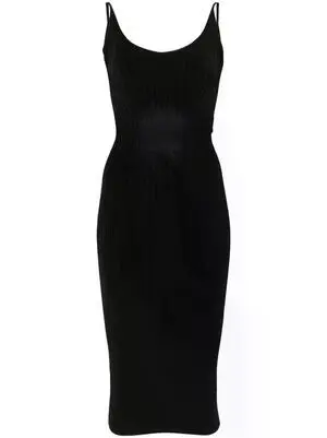 MUGLER Knitted Midi Dress