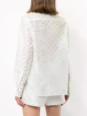 Alex Perry Ashton Textured Shirt