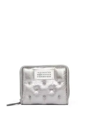MAISON MARGIELA Small Numbers-motif Leather Wallet - Grey