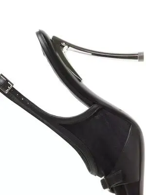 Acne Studios Mesh-panelled Slingback Sandals