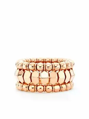 PRAGNELL 18kt Rose Gold Bohemia Ring - Pink