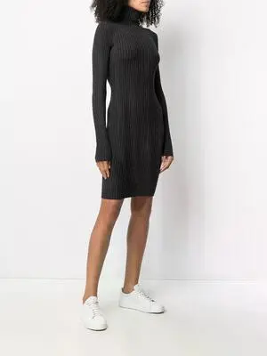 Wolford Ribbed Knit Turtleneck Dress