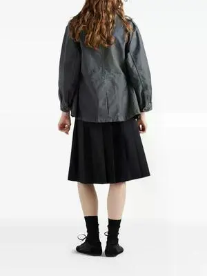 Prada Belted Pleated Skirt