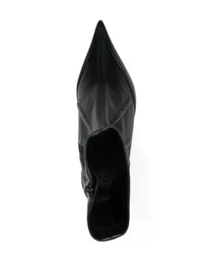 MUGLER 55mm Embossed Leather Boots