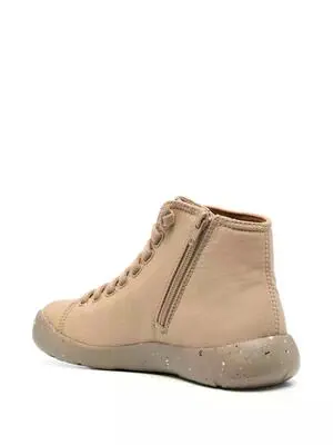 Camper Side Zip-fastening High-top Sneakers
