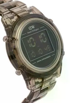 DANIEL WELLINGTON Chronograph Watch With Stainless Steel Case And Link Bracelet