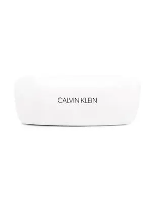 Calvin Klein Pilot-frame Glasses - Gold