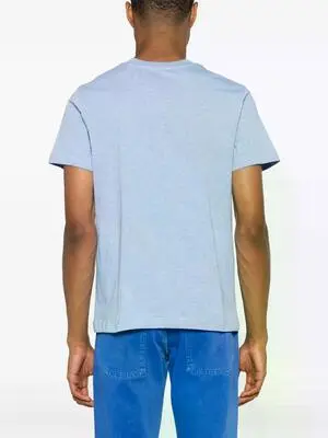 A.p.c. Flocked-logo Cotton T-shirt