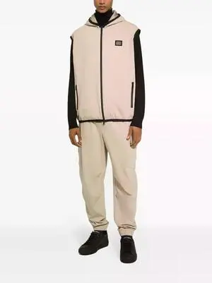 Dolce & Gabbana Logo-patch Drawstring Track Pants - Neutrals
