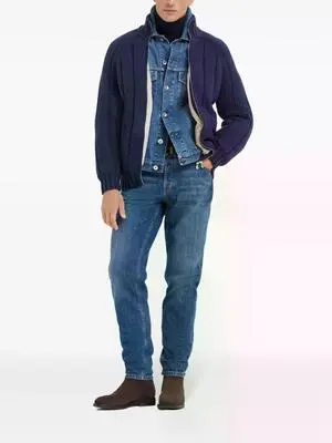 Brunello Cucinelli Ribbed-knit Cashmere Jacket