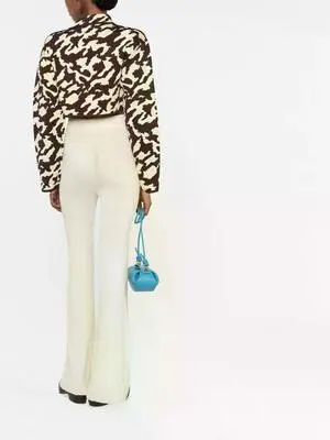 Nanushka Cropped Animal Print Jacket
