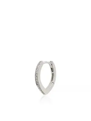 REPOSSI 18kt White Gold Diamond Single Earring - Silver