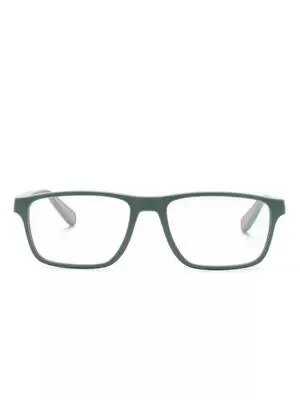 Emporio Armani Rectangle-frame Glasses - Green