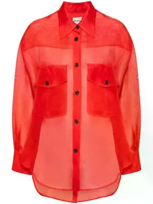Khaite Drop Shoulder Shirts For Women