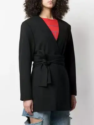 AMBUSH Asymmetric Hem Belted Blazer