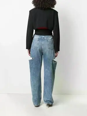 AMBUSH Asymmetric Hem Belted Blazer