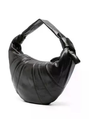 LEMAIRE Fortune Croissant Leather Shoulder Bag - Brown