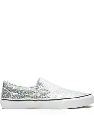 VANS Classic Slip-on Micro Sequins Sneakers - Silver