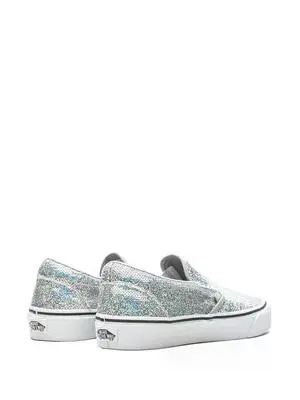 VANS Classic Slip-on Micro Sequins Sneakers - Silver