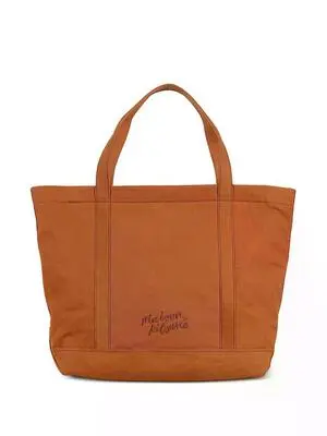 Maison Kitsuné Large Fox Head Tote Bag - Brown