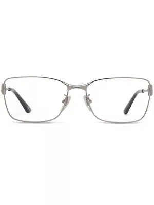 Balenciaga Rectangle-frame Glasses - Silver