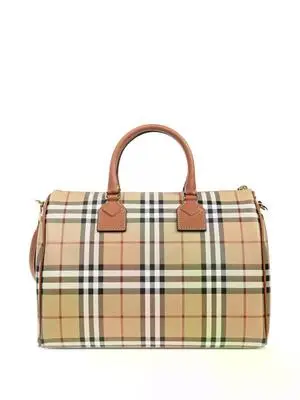 Burberry Check Satchel Bag