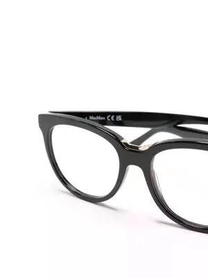Max Mara Logo-print Cat-eye Frame Glasses