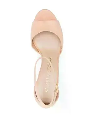 STUART WEITZMAN Platform Suede Sandals