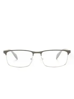 Emporio Armani Rectangle-frame Glasses - Grey